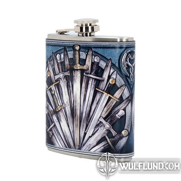 Medieval Sword Hip Flask 7oz bottles, hip flasks Leather Products ...
