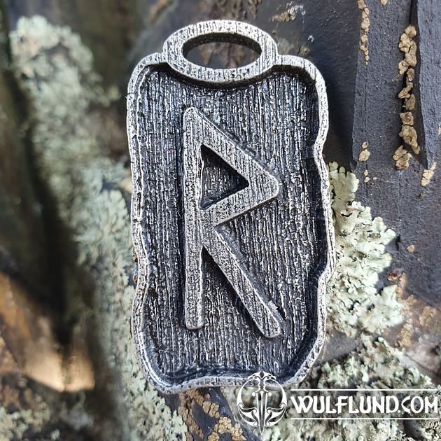 RAIDHO - Rune Pendant zinc Drakkaria rune pendants amulets and ...