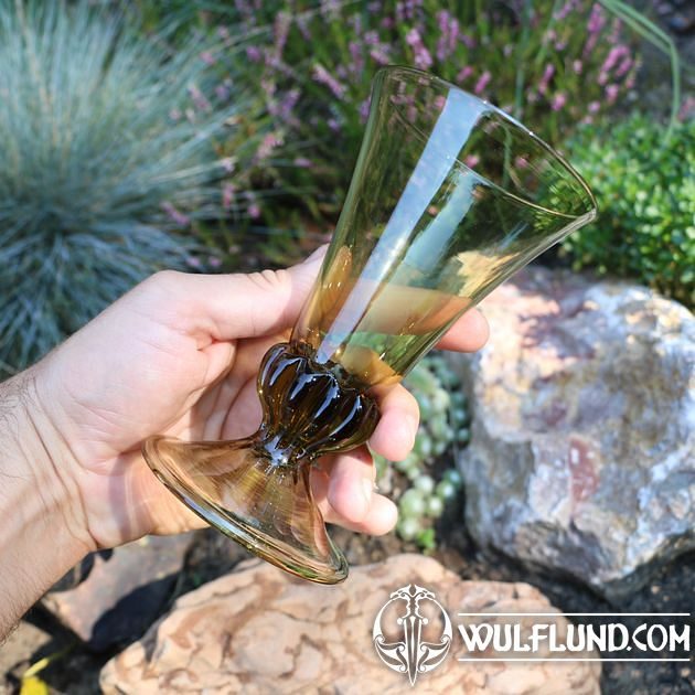 WINE GLASSES, 16th century France historical glass Feasting Wulflund