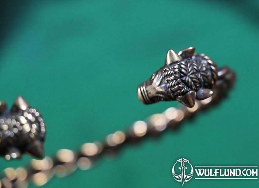 CELTIC TORC, Bull's Heads, bronze forged jewelry, torcs, bracelets ...