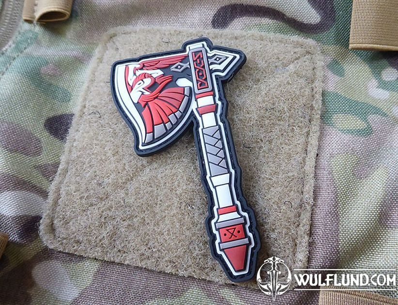 AXE OF DWARF Patch, fullcolor / JTG 3D Rubber Patch military patches ...
