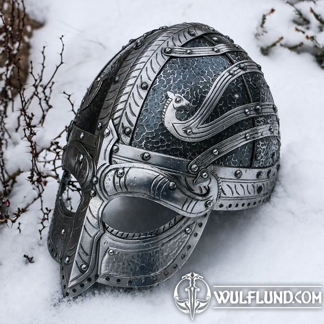 SLEIPNIR, un luxueux casque viking casques vikings et à nasale casques ...