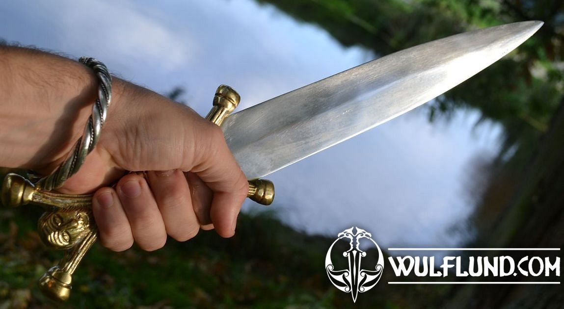 Celtic Dagger with a face, anthropomorphic costume and collectors ...