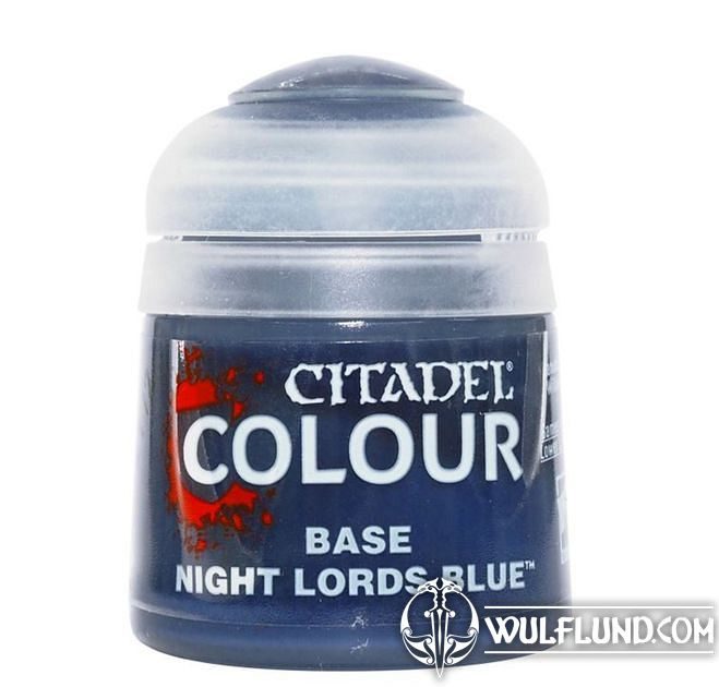 Citadel Base NIGHT LORDS BLUE 12ml Colors and modeling Wargaming We ...