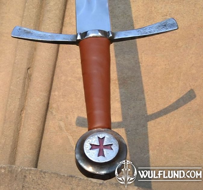 ONEHAND SWORD with red cross medieval swords swords, Weapons - Swords ...