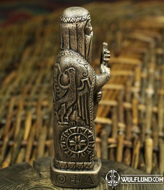 PERUN, God of Thunder, Slavic Statue 15cm slavic statues, Bohemia ...