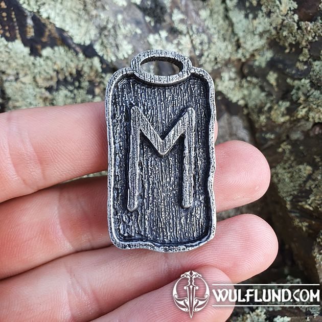 EHWAZ, Rune Pendant Zinc Drakkaria rune pendants amulets and talismans ...