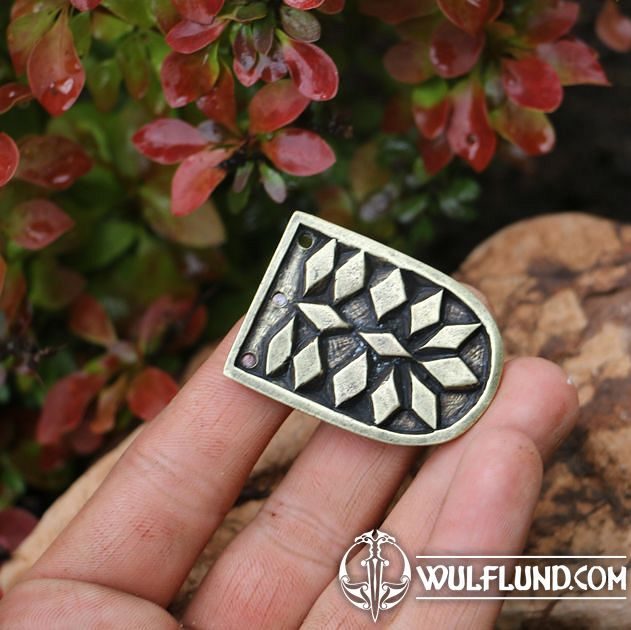 VIKING STRAP END for Belts, Haithabu, zinc - antique brass belt ...