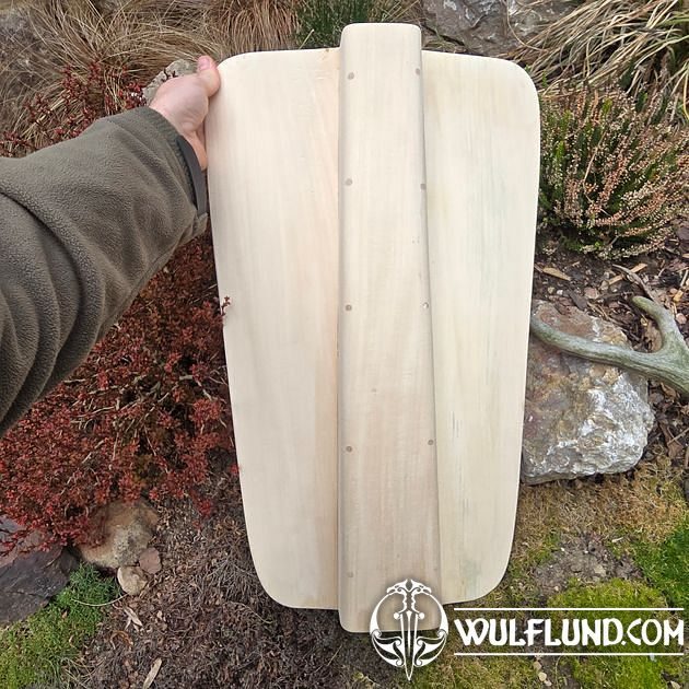 PAVISE MEDIEVAL SHIELD, wooden body Drakkaria battle ready shields ...