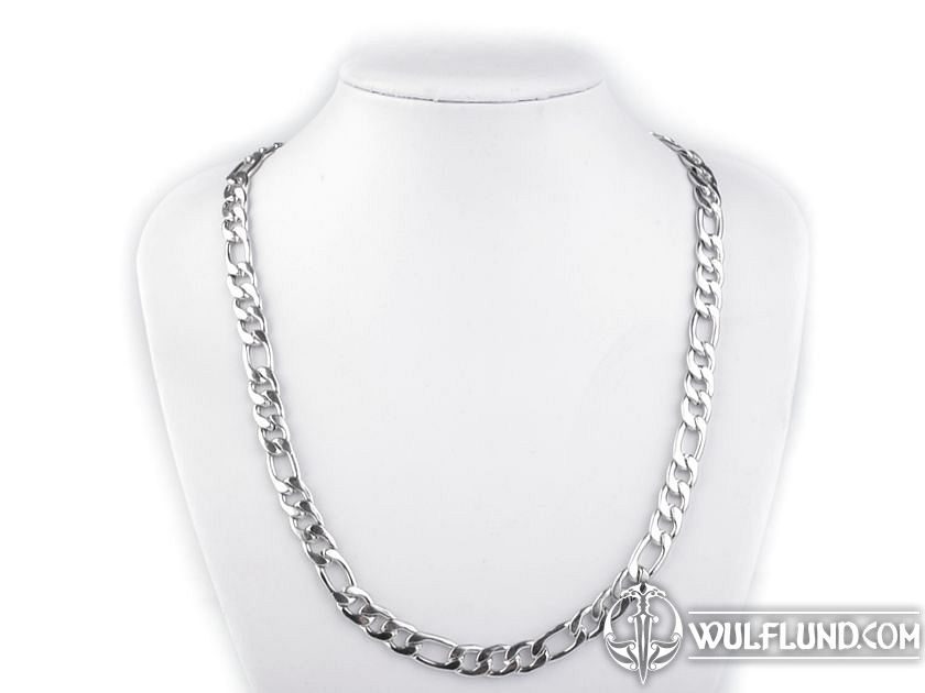 Stainless Steel Flat Chain 0.9x55 cm cords, boxes, chains Jewellery ...