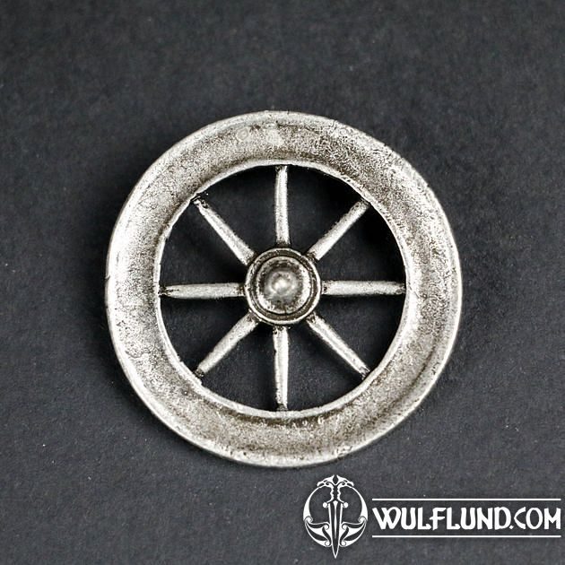 TARANIS WHEEL, Celtic Sun, zinc, antique silver Drakkaria All pendants ...