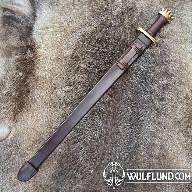 Fourreau pour épée viking, cuir Drakkaria Épées Armes Nous faisons ...