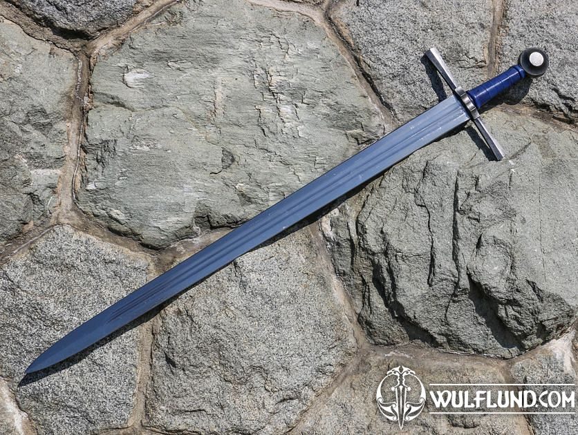 GIRALD, medieval broadsword, 14th century Drakkaria medieval swords ...