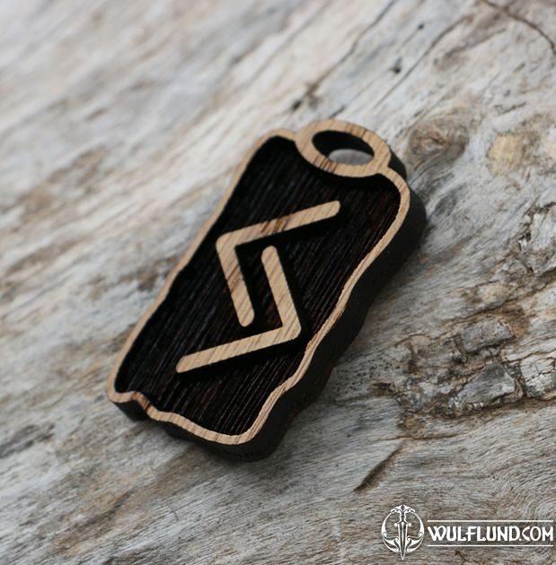 JERA, Rune - Futhark, Wood Kadlus rune pendants amulets and talismans ...