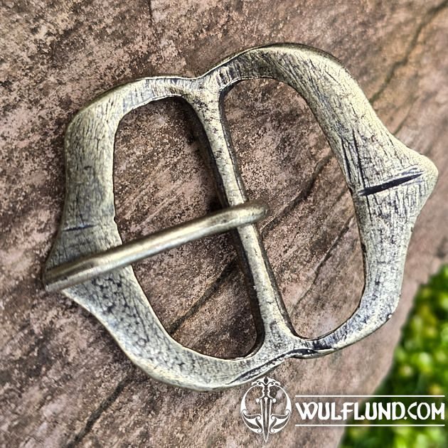 MEDIEVAL BUCKLE, Kuttenberg, Bohemia, 15th century, zinc - old brass ...