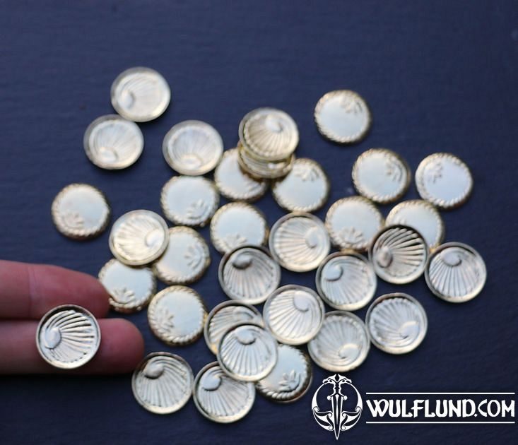 CELTIC COIN - Rainbow cup, replica, brass Drakkaria celtic coins Coins ...