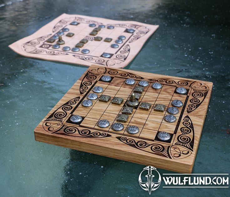 FIDCHELL Celtic board game BRIAN BORU version with oak board Kadlus ...