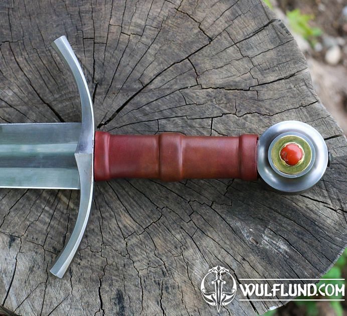 CAROLUS REX, medieval sword forged, sharp replica Drakkaria Medieval ...