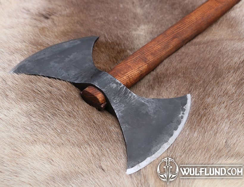 Fantasy Barbarian Battle Axe Drakkaria Axes Weapons - Swords, Axes ...