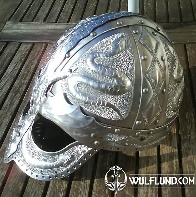 SLEIPNIR, a luxurious Viking helmet Viking Helmets Helmets, Armour ...