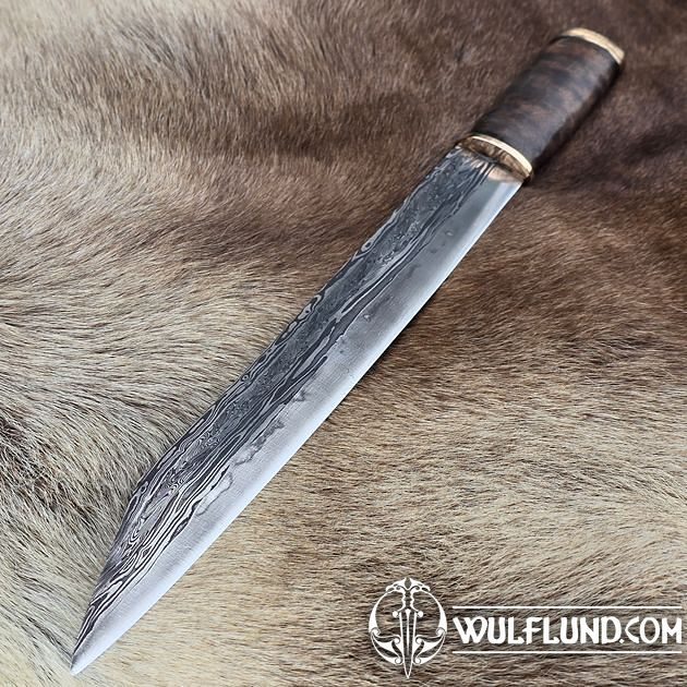 NJÖRD, sax, damascus steel Arma Epona damascus steel knives Weapons ...