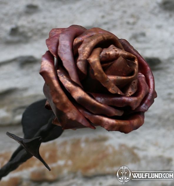 Forged Rose, copper forged products Smithy Works, Coins Wulflund.com ...