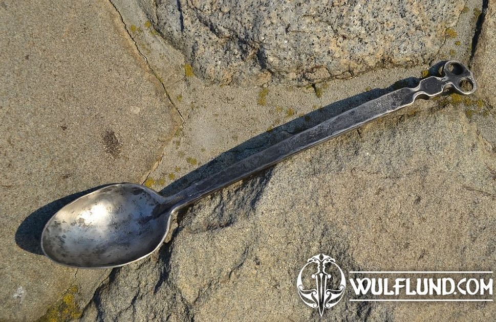 HAND FORGED LONG MEDIEVAL SPOON forged products Smithy Works, Coins ...