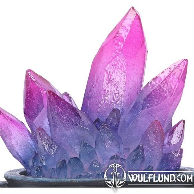 Quartz Cauldron with Light-Up Crystal Figurines, lampes Décorations d ...