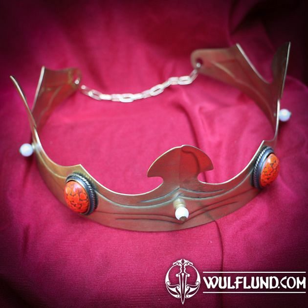 CAROLUS, noble medieval brass crown, red tiaras, crowns Shoes, Costumes ...