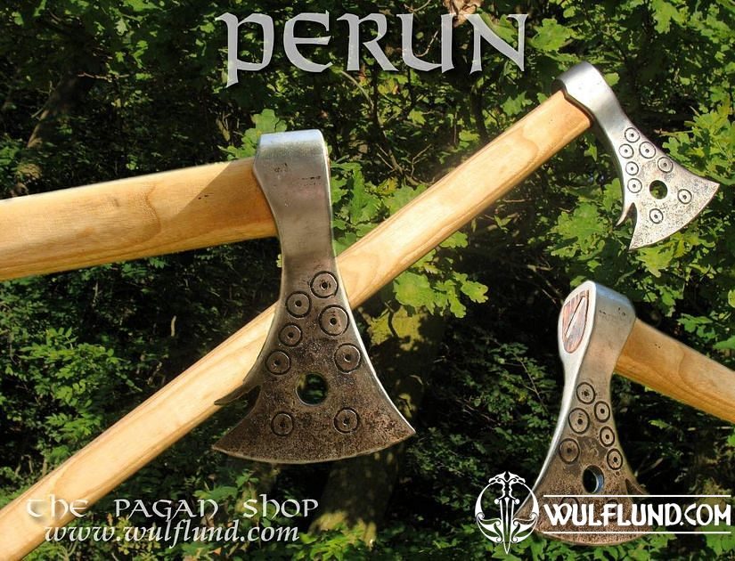 AXE OF PERUN, forged axe Old Slavs Bushcraft, Living History, Crafts ...