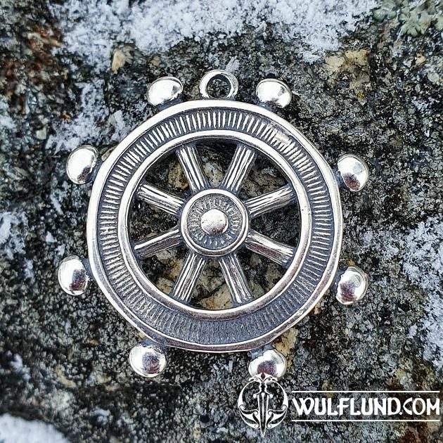 Steering Wheel, massive silver pendant, 12g Drakkaria pendants Silver ...
