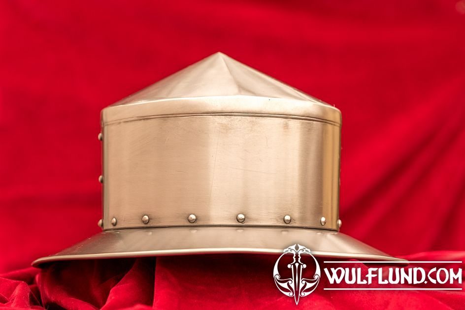 IRON HAT - riveted helmet medieval helmets Helmets, Armour Helmets ...
