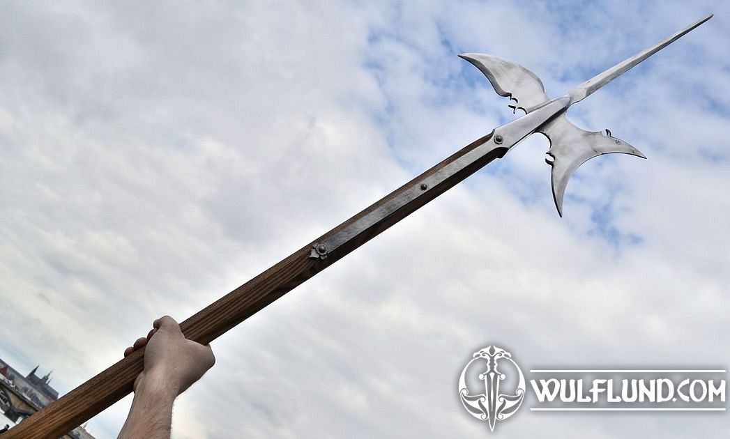 Halberd, replica of a two-handed pole weapon axes, poleweapons Weapons ...