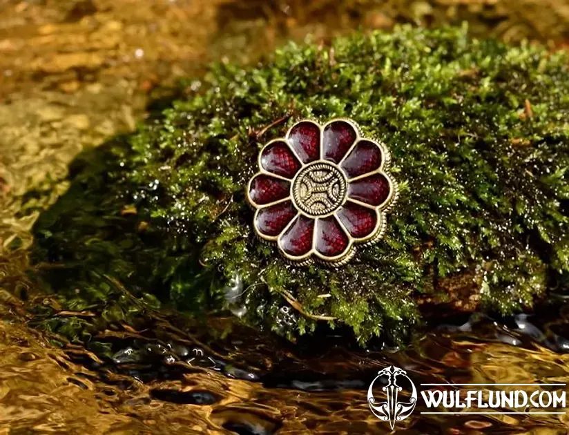 Merovingian rose brooch, bronze Costume brooches, fibulae bronze and ...