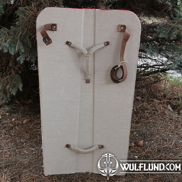 HUSSITE PAVISE SHIELD, hand-painted wooden shield PRAGUE painted ...