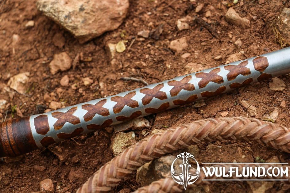 Slovakian Whip, decorated by tin keychains, whips, other Leather ...