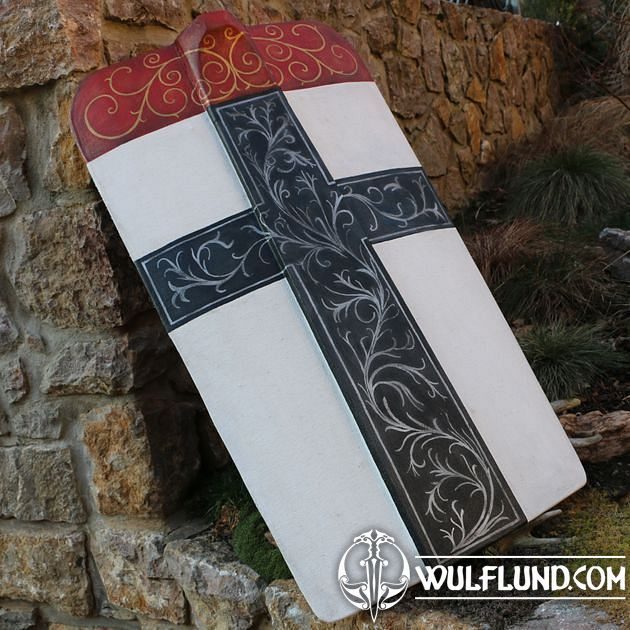 MEDIEVAL PAVISE SHIELD, hand painted wooden shield - Konstanz ...