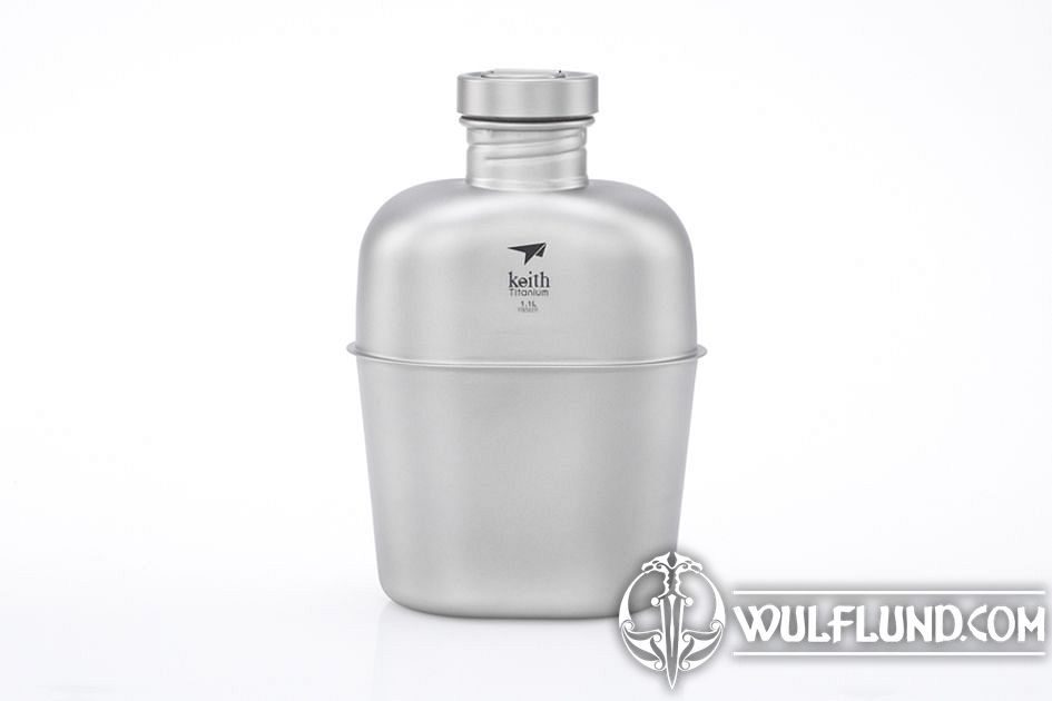 Ti3060 Titanium Canteen Mess Kit Titanium equipment Bushcraft, Camping ...