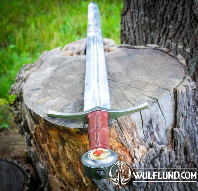 CAROLUS REX, medieval sword forged, sharp replica Drakkaria Medieval ...