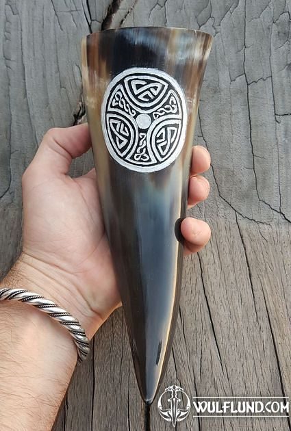 CELTIC CIRCLE, Drinking Horn Small, 0.2 l drinking horns Horn Products ...