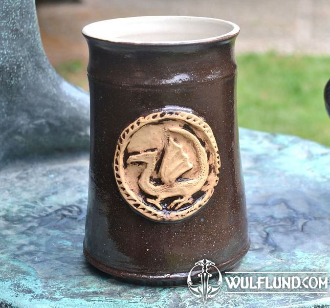 MEDIEVAL CERAMIC MUG WITH DRAGON historical ceramics Ceramics, Glass ...