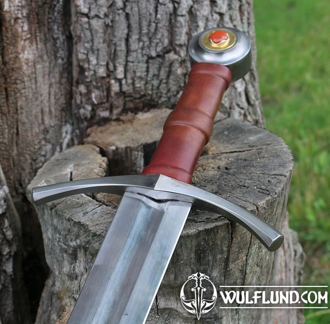 CAROLUS REX, medieval sword forged, sharp replica Drakkaria Medieval ...