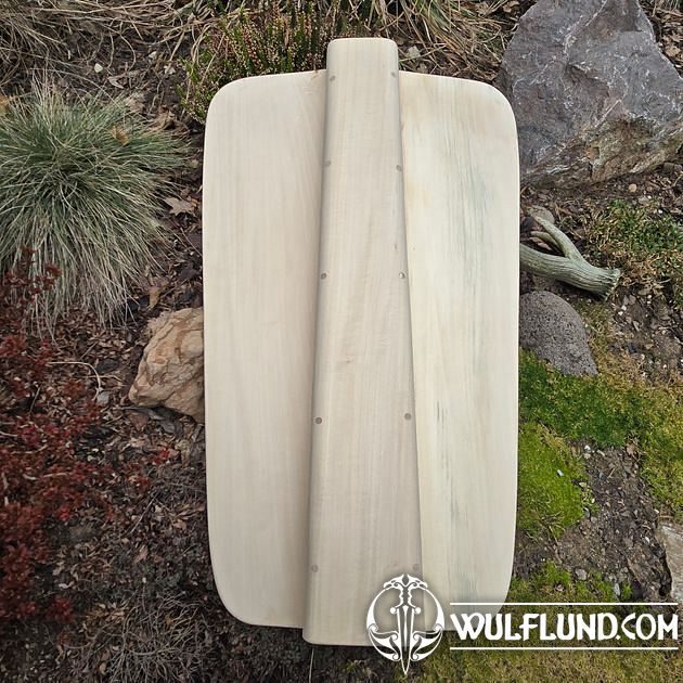PAVISE MEDIEVAL SHIELD, wooden body Drakkaria battle ready shields ...