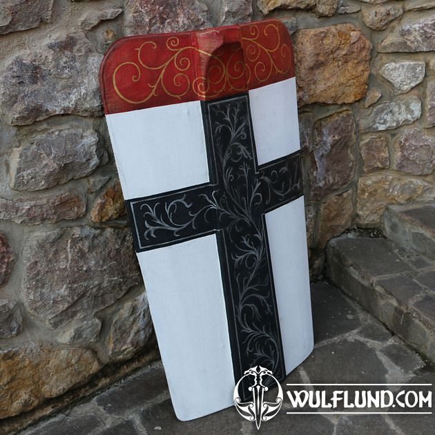 MEDIEVAL PAVISE SHIELD, hand painted wooden shield - Konstanz ...