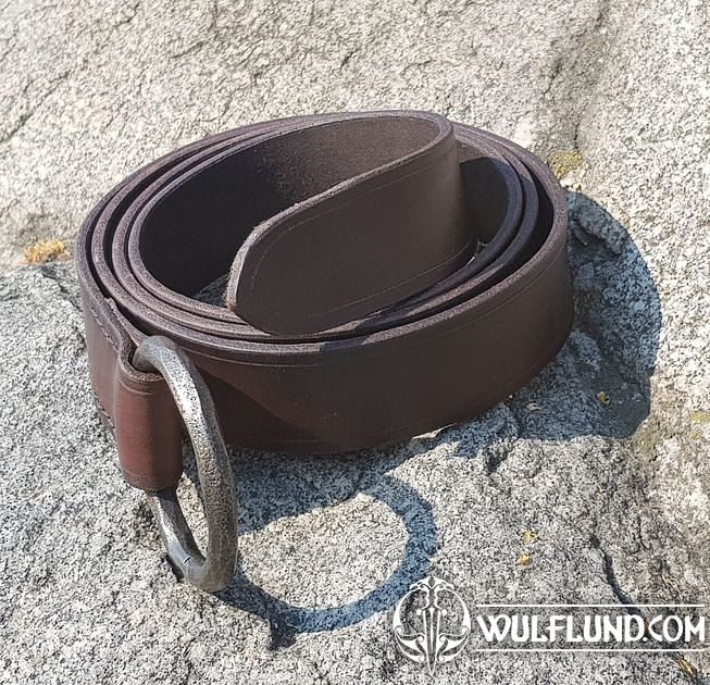 ALBAN, leather belt with forged buckle belts Leather Products ...