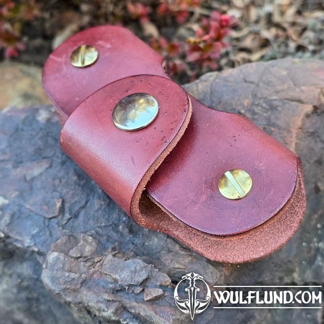 LEATHER KEYCHAIN with screws, cognac keychains, whips, other Leather ...