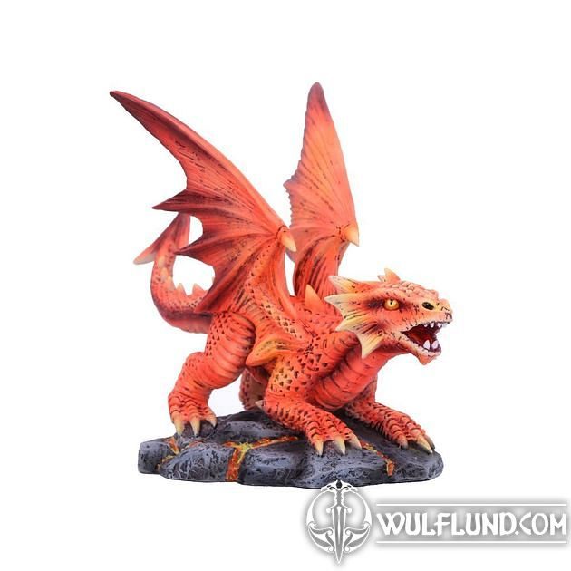 SMALL FIRE DRAGON, decoration Naav dragons Pagan decorations - wulflund.com