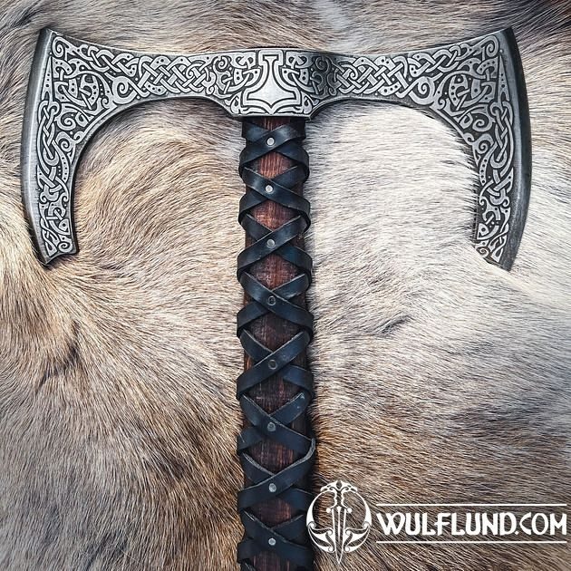 MJOLLNIR etched Thor's Hammer - Axe Arma Epona Axes Weapons - Swords ...