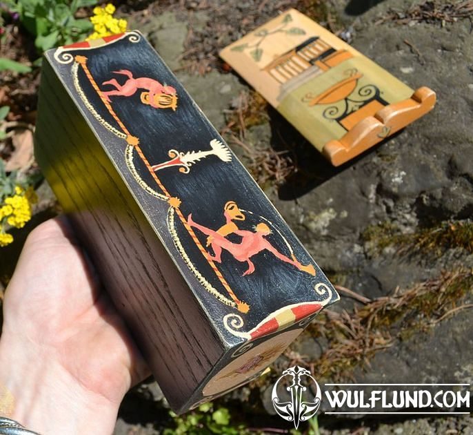 SATYROS, Ancient Rome Wooden Box, replica Statues, chests Woodcarving ...