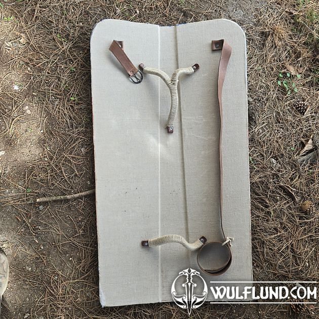 Pavise shield of Paris, hand-painted wooden medieval shield living ...